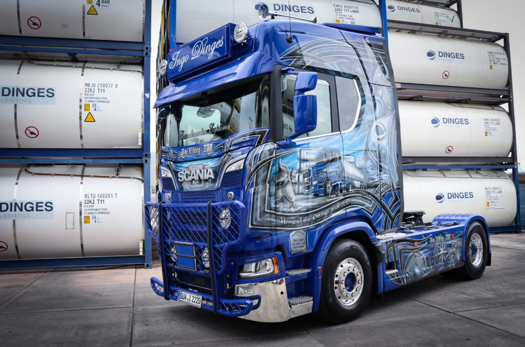 Dinges Logistics celebrates a special anniversary: The 100th airbrushed ...